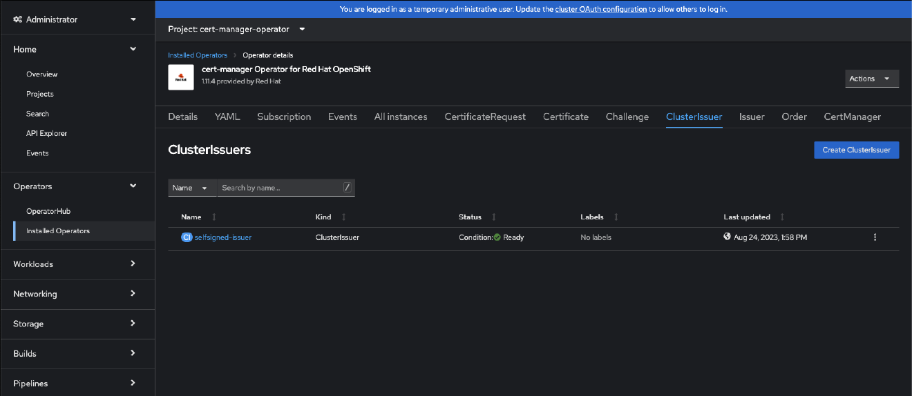 Simplify TLS Cert Management with OCP cert-manager Operator · MeatyBytes